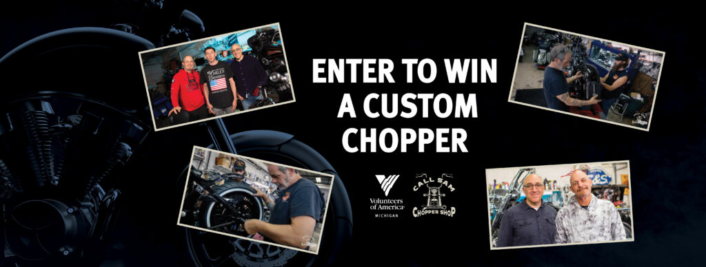 Call Sam Chopper Shop Raffle - VOA Michigan